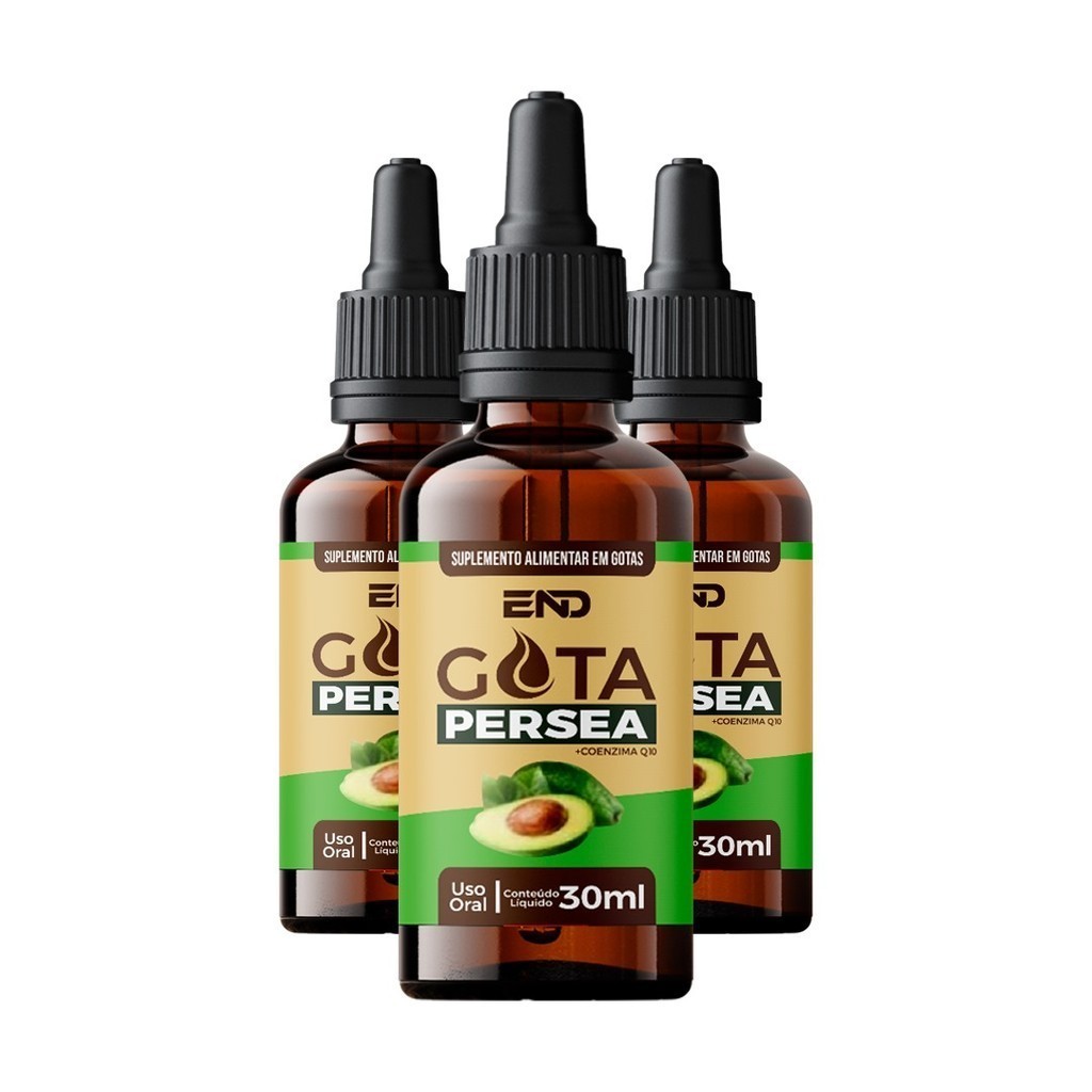 Kit 2 Gota Persea + Coenzima Original 30ml Fórmula Avançada | Shopee Brasil
