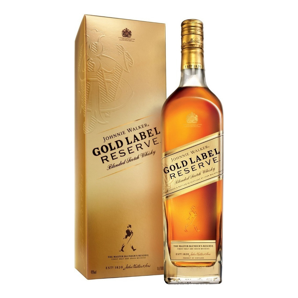 Whisky Johnnie Walker Gold Label Reserve 750ml Garrafa Promoção Bebida ...