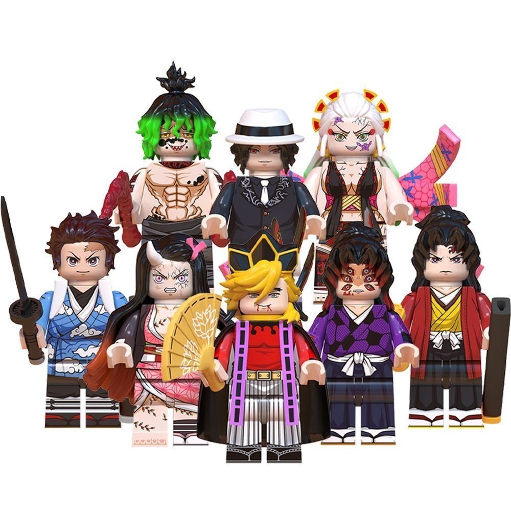 Kimetsu No Yaiba - Demon Slayer - Figure Lego Tanjiro Minifigure Bloco ...