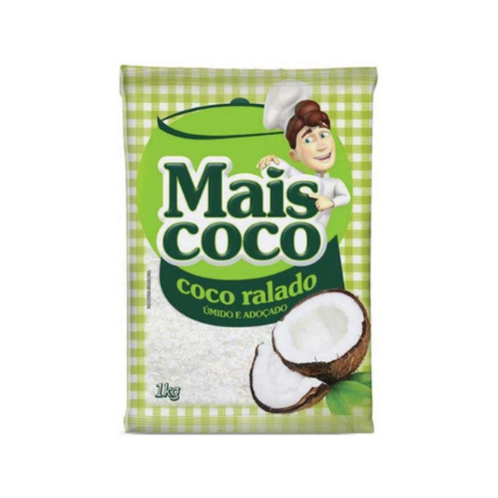 Coco Ralado Mais Coco Úmido Adoçado 1kg | Shopee Brasil