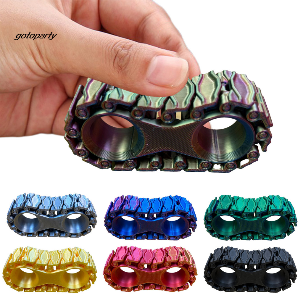 Tank Track Fidget Toy 3d Printed Gyroscope Stress Relief Spinner for ...