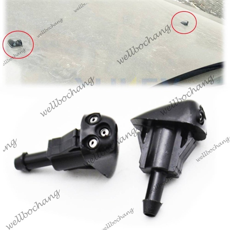 Para Hyundai Kia 2 Pçs Bocal Do Limpador De Carro Spray Frente Pára ...