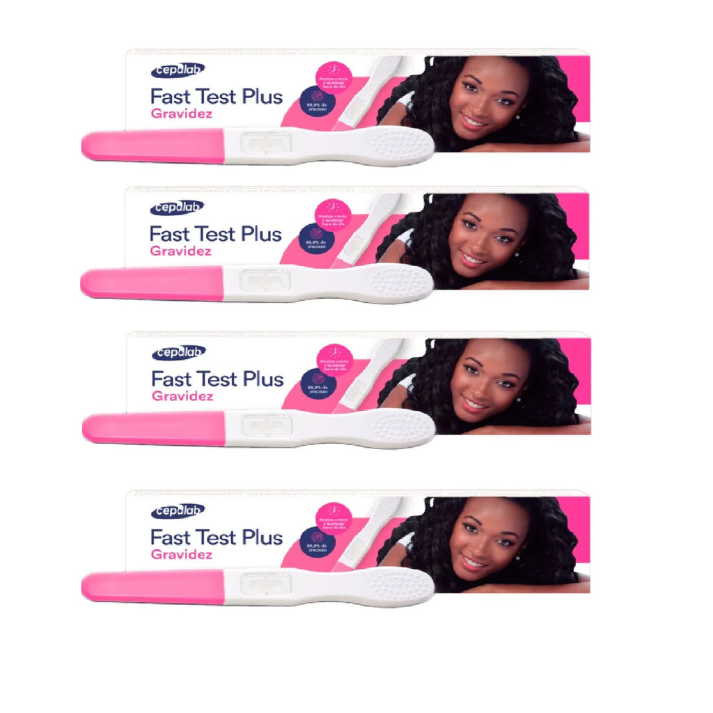 Kit 4 Fast Test Plus Teste De Gravidez Caneta Semanas Shopee Brasil 2450