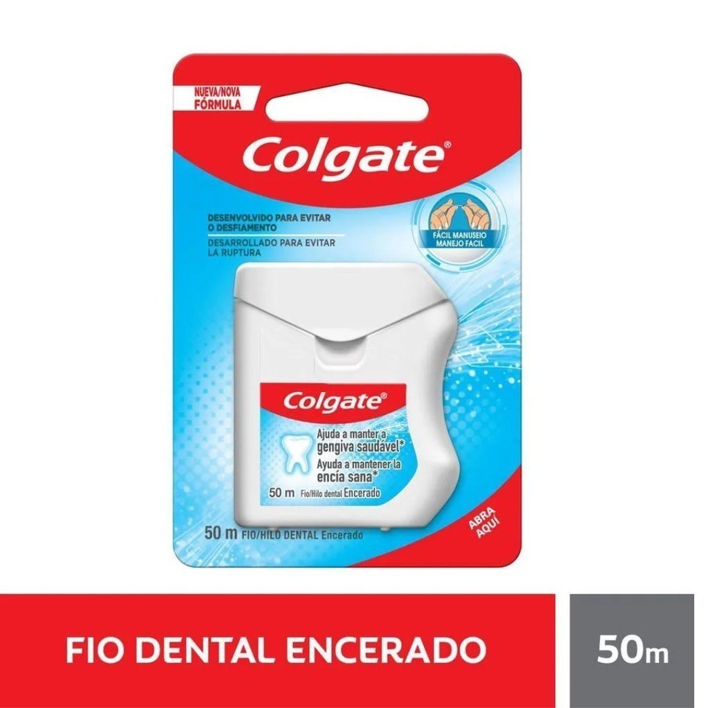 Fio Dental Colgate Total Tradicional 50 Metros Fácil Manuseio | Shopee ...