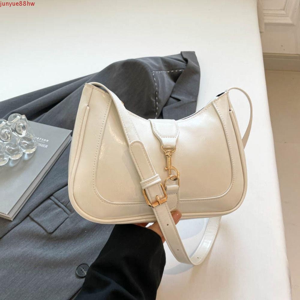 Bolsa De Ombro De Couro Envernizado JUNYUE , Axila Feminina Elegante E ...