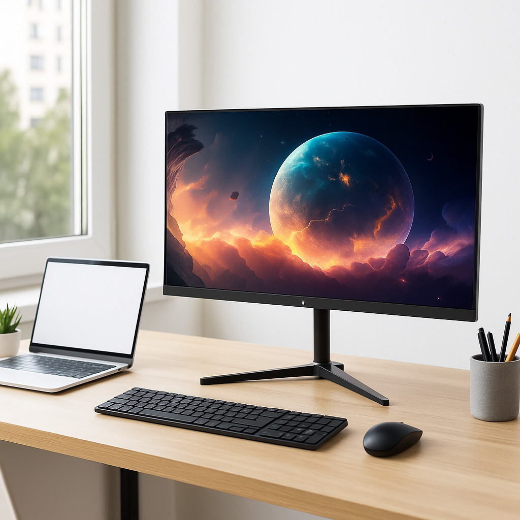 Monitor Led Visão Expansiva 21.5 Polegada 100hz 1ms Tela Va | Shopee Brasil