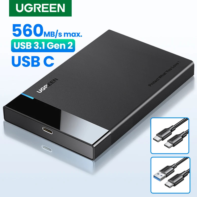 UGREEN HDD Caso 2.5'SATA Para USB 3.0 Gabinete De Disco Rígido SSD ...