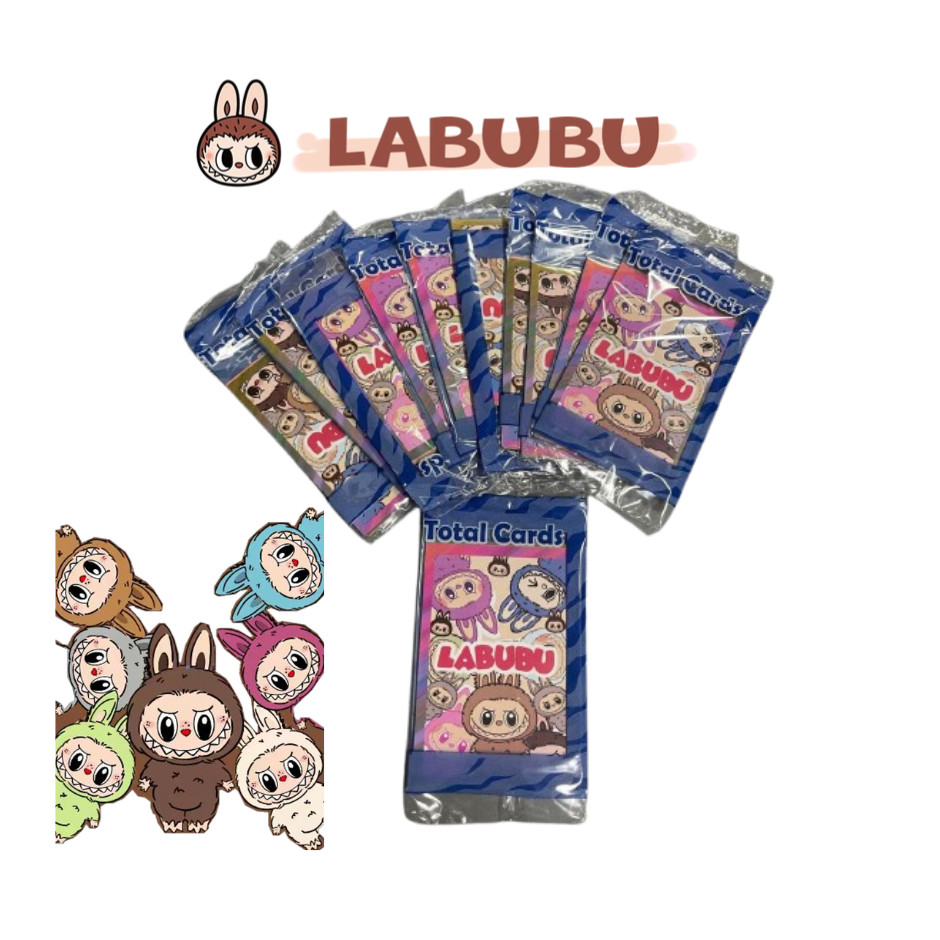 Kit 200 Cards Labubu = 50 Envelopes Cartinhas Figurinhas Labubu ...