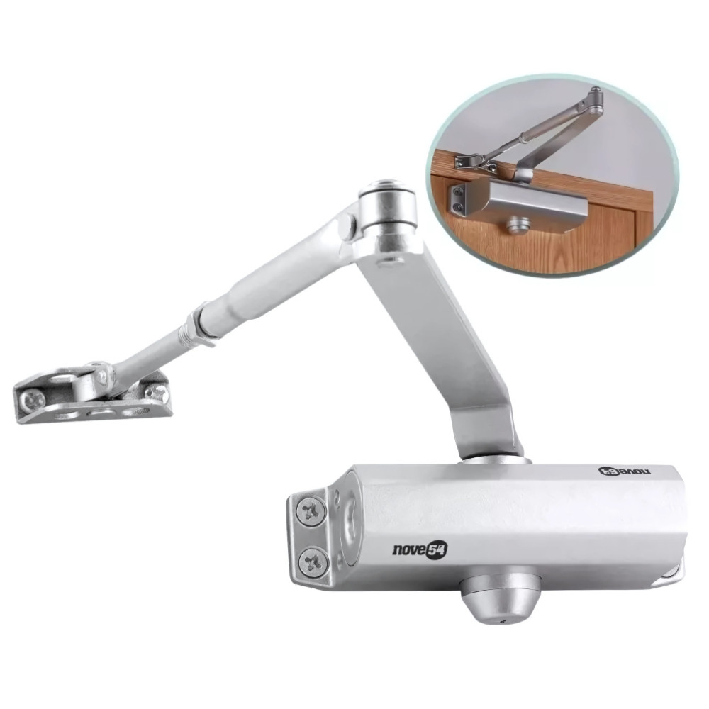 Fechador De Porta Automático Mola Aérea para Fechamento Automático de ...