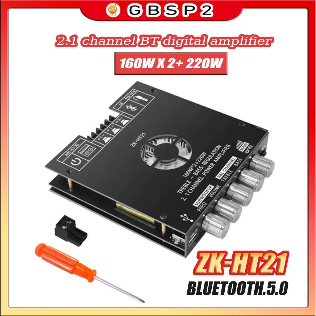Zk-HT21 Canal Amplificador Digital Bluetooth 2.1 Canais Placa Amplificadora De Potência ...