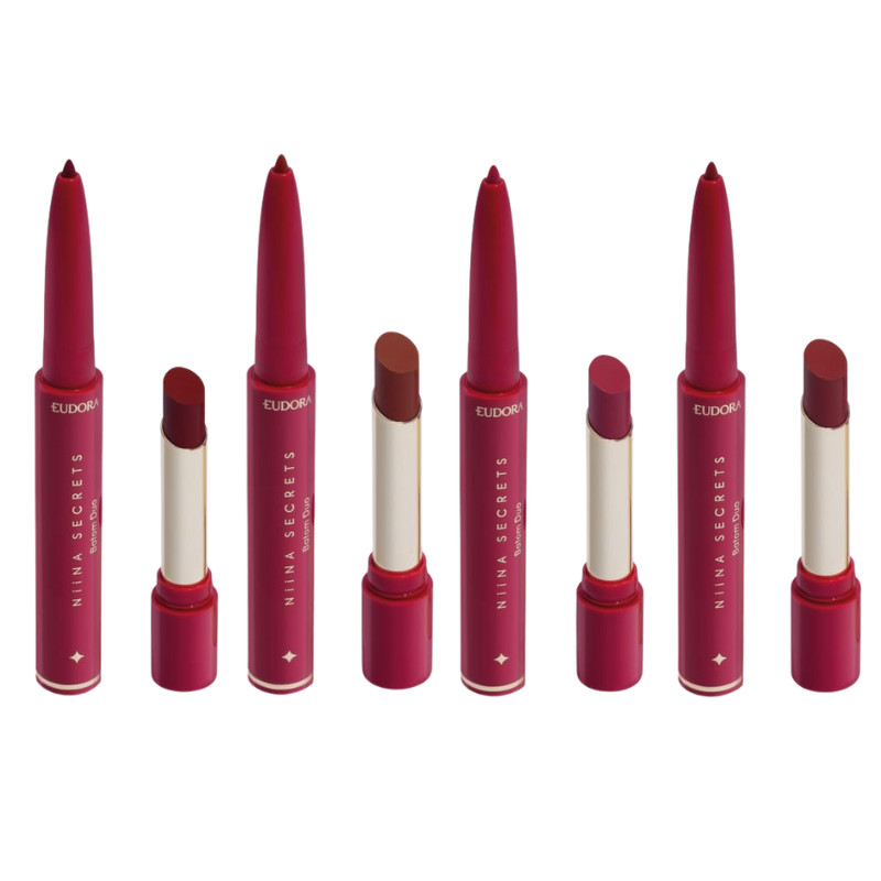 Batom Duo Perfect Match Niina Secrets 1,65g - [100% ORIGINAL EUDORA ...