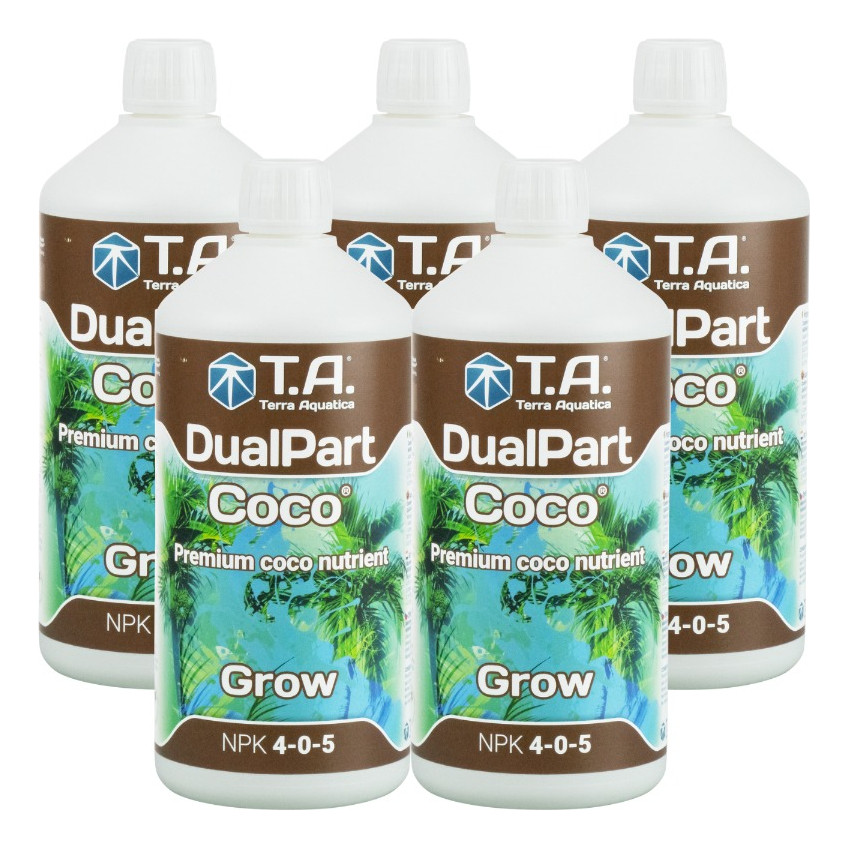 Fertilizante Dualpart Coco Grow 5L Ex Flora Duo Coco Base 1L | Shopee Brasil
