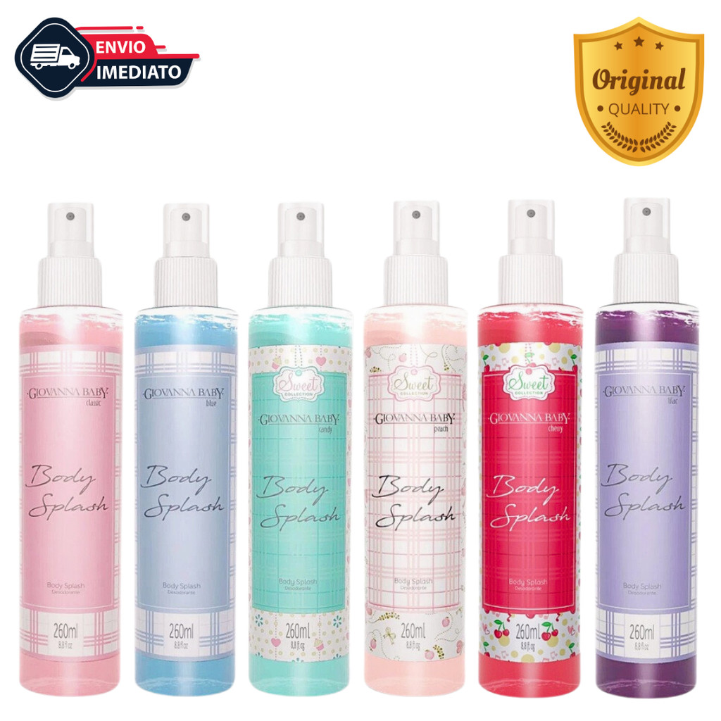 Perfume Corporal Body Splas Giovanna Baby 260ML Envio Imediato | Shopee ...