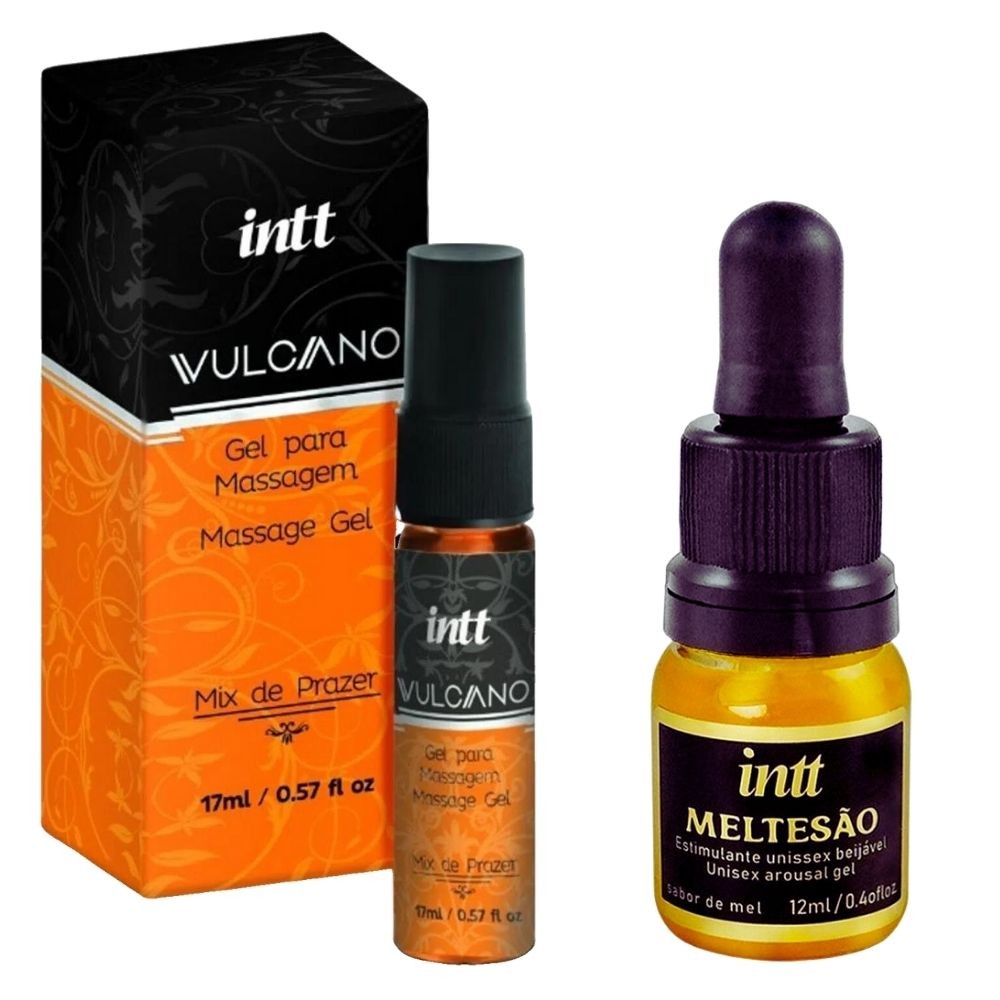 Kit Gel Lubrificante Meltesão Vulcano Extra Forte Sem Sabor Esquenta ...