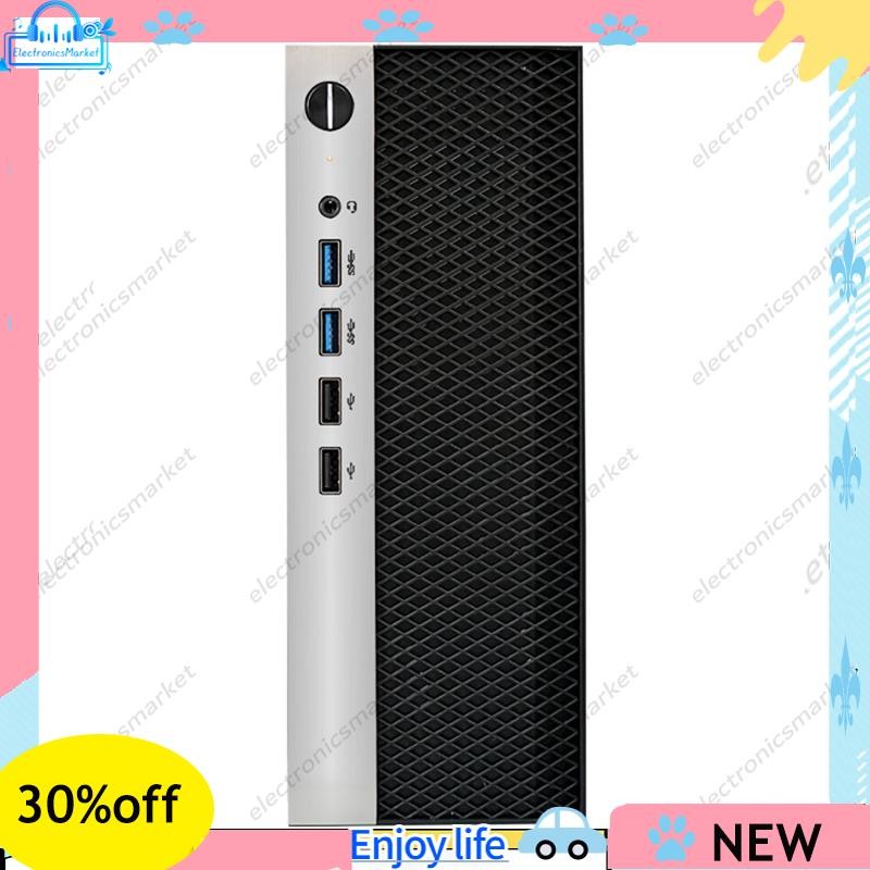 Chassi MINI ITX Para Computador HTPC Com Suporte 4XUSB 1U PSU ...