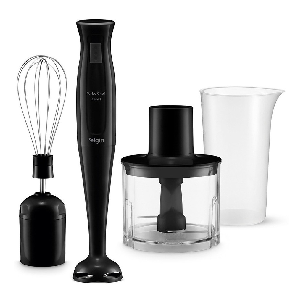 Mixer Vertical Turbo Chef Elgin 3 em 1 200W Preto 220v | Shopee Brasil
