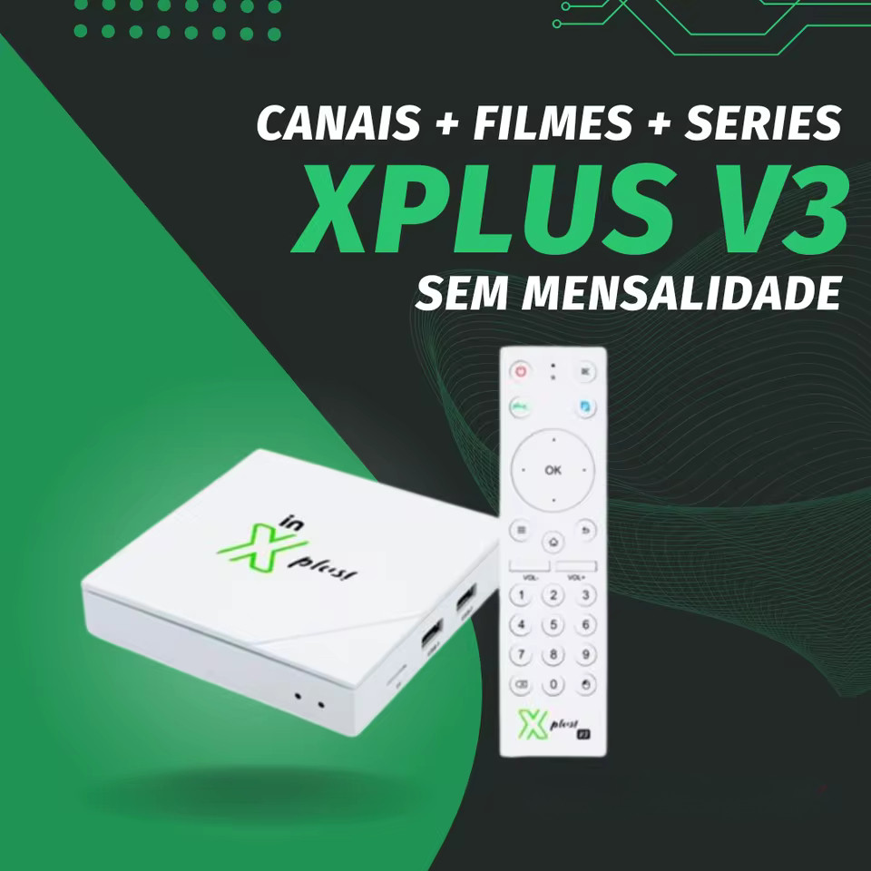 X In Plus - O Mais Vendido no Brasil V3 Modelo 2025 V3 Plus Xplus v3 4K Original 2025 ...