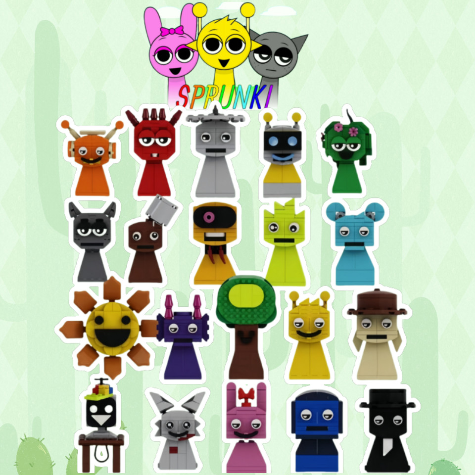 Sprunki Rhythm Box Toy Oren Wenda Blake Monster Game Blocos De ...