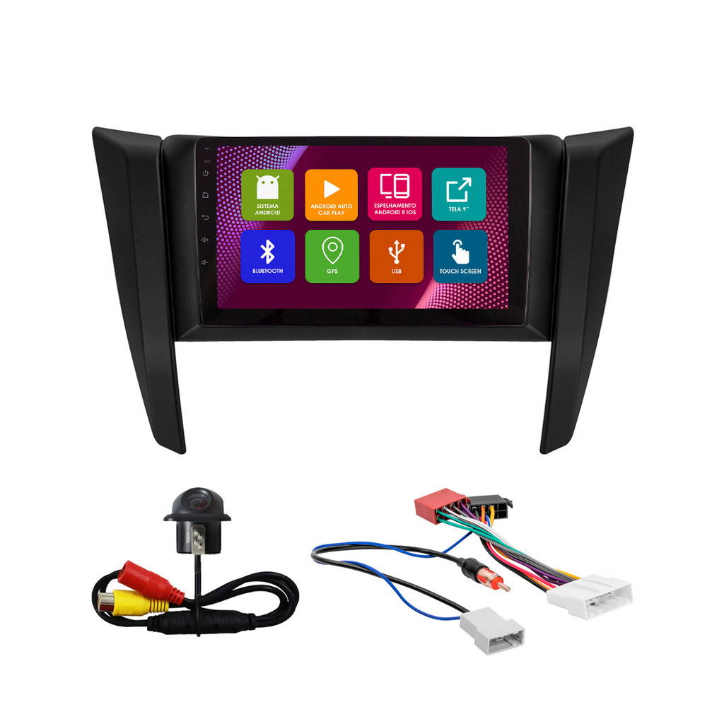 Kit Multimídia 9 Pol Frontier 2017 2018 2019 2020 2021 2022 2023 Android 2Gb Ram 32Gb Flash Quad ...