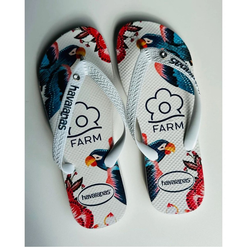 Chinelo Feminino Farm | Shopee Brasil