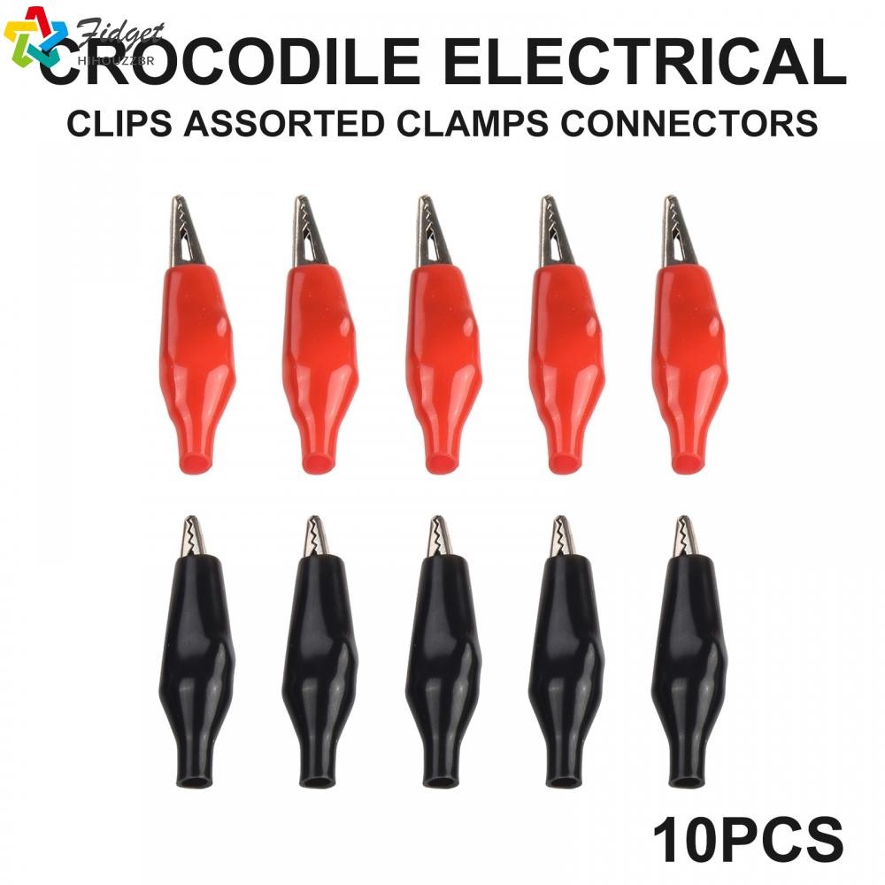Alligator Clip Insulated Parts Replacement Alligator Clamps Connectors ...
