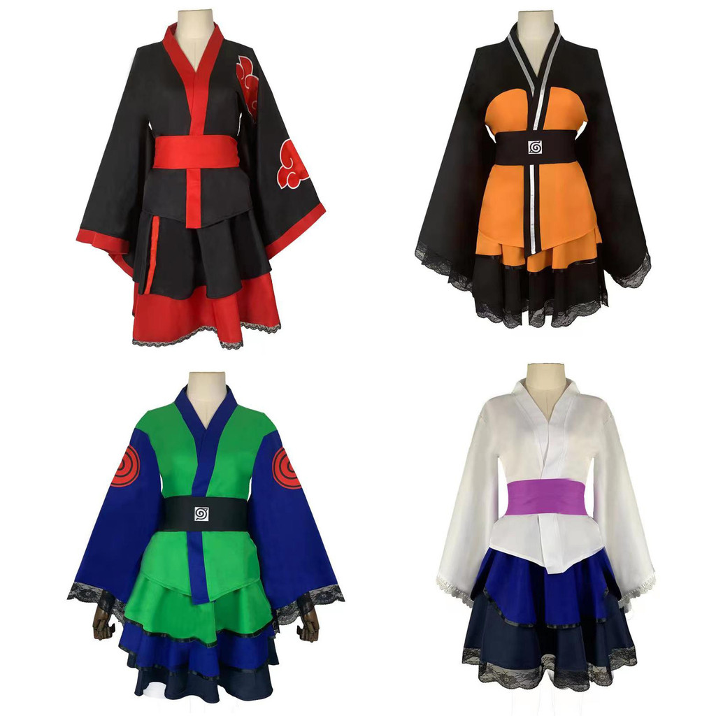 Anime Naruto Uchiha Sasuke Estilo Japonês Traje Cosplay kimono Vestido ...