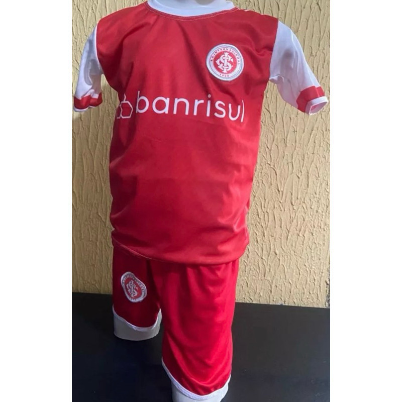 NOVA Conjunto Infantil do Time do Internacional Vermelho 2024/25 +ENVIO ...