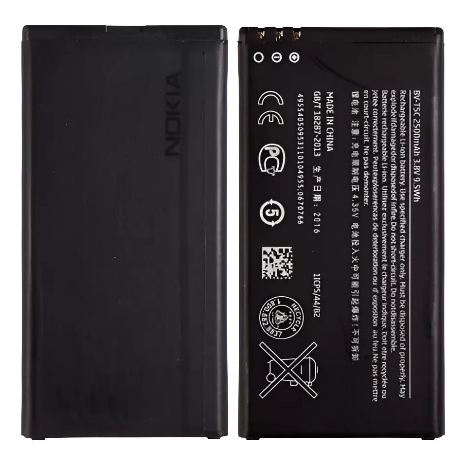 Bateria Microsoft Nokia Bvt5c Bv-t5c Lumia 640 N640 2500mah | Shopee Brasil