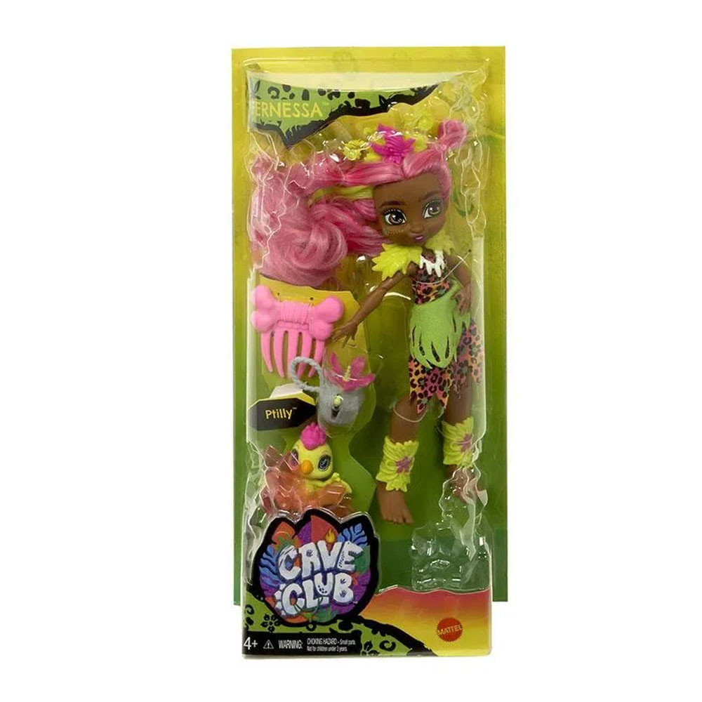 Boneca com Pet Cave Club Fernessa e Ptilly - Mattel | Shopee Brasil