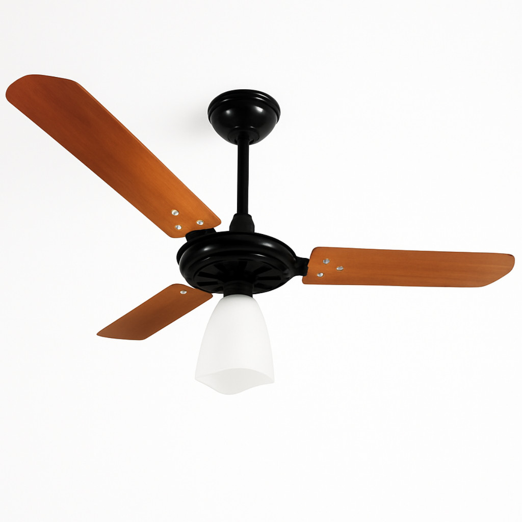 VENTEX VENTILADOR TETO RICO 127V PRETO TULIPA PERA | Shopee Brasil