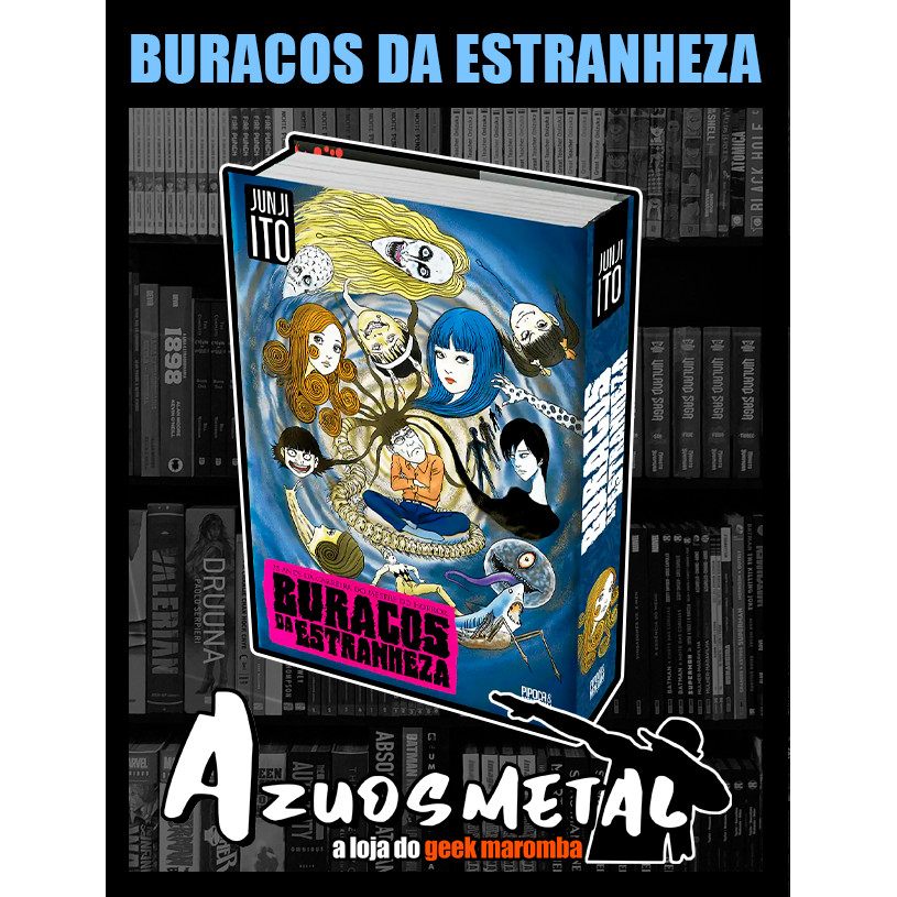 Buracos da Estranheza: 35 anos da carreira de Junji Ito [Mangá: Pipoca e Nanquim] | Shopee Brasil