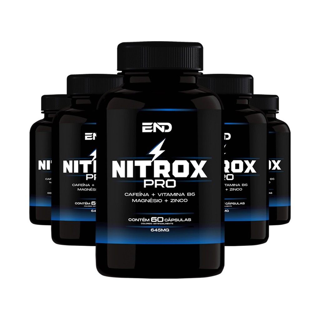 5 Nitrox Pro Original 60 Caps | Shopee Brasil