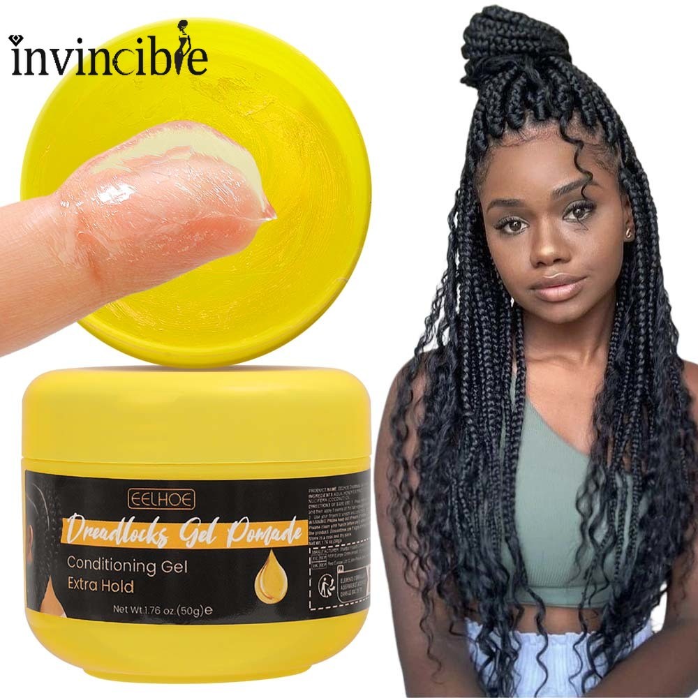 Gel De Trança De Cabelo Forte Fixação Torção Cornrow Pomada-Anti-Frizz ...