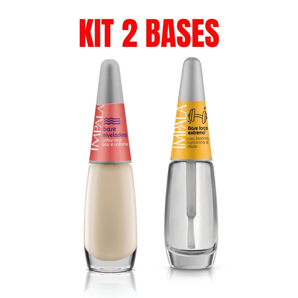 Kit 2 Bases Impala Niveladora e Força Extrema Tratamento | Shopee Brasil
