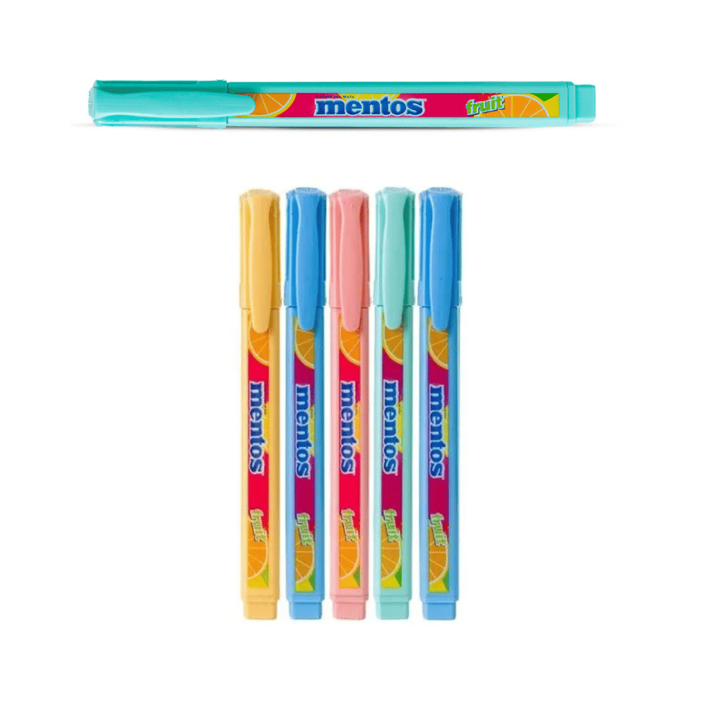Caneta marca texto COMPACTOR destaq mentos c/cheiro un | Shopee Brasil
