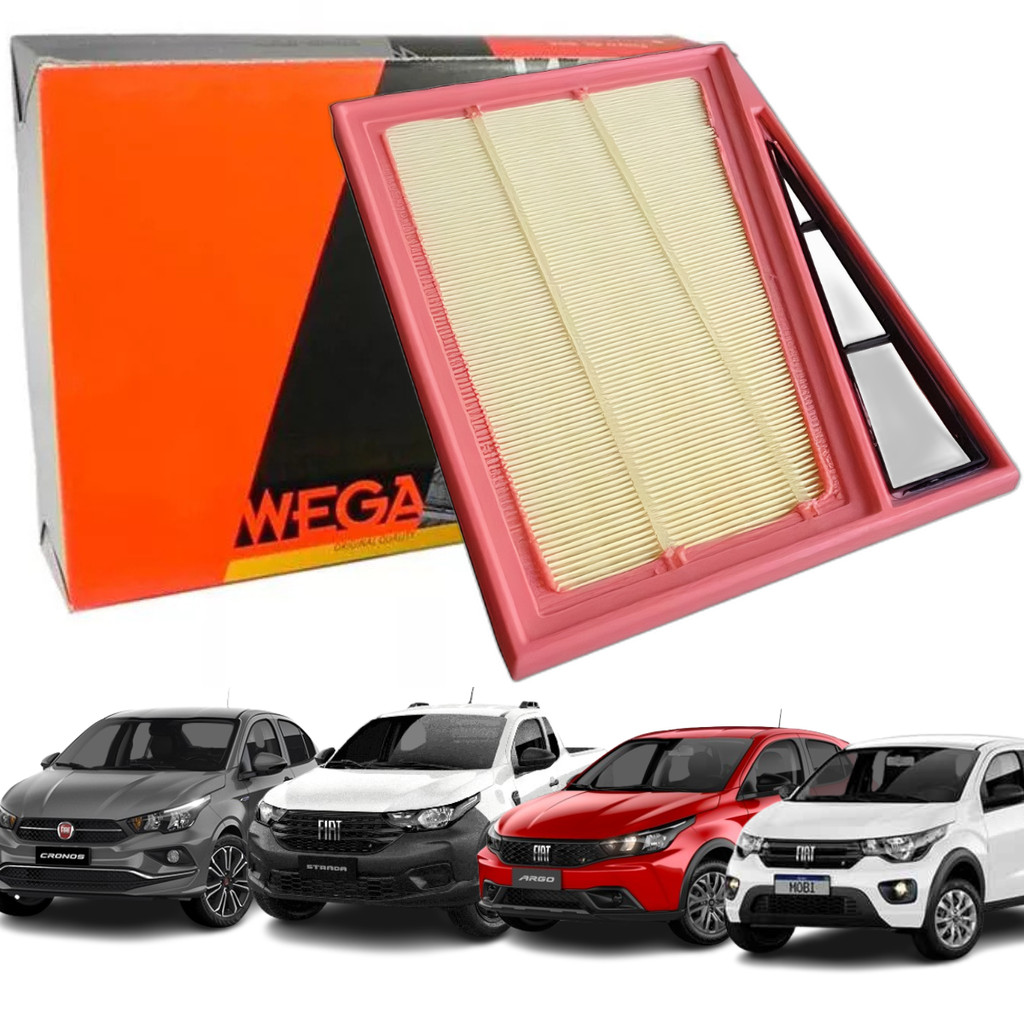 FILTRO AR ARGO , CRONOS, MOBI, UNO 1.0/1.3 FIREFLY 2016 a 2024 STRADA 1.3 2000 a 2024 | Shopee ...