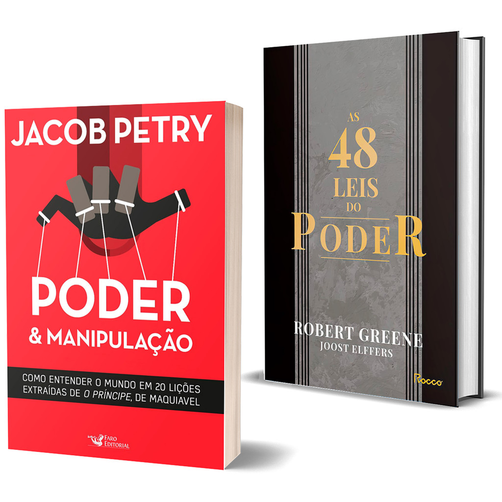 Kit Livro Poder e Manipulação - Jacob Petry + As 48 Leis do Poder ...