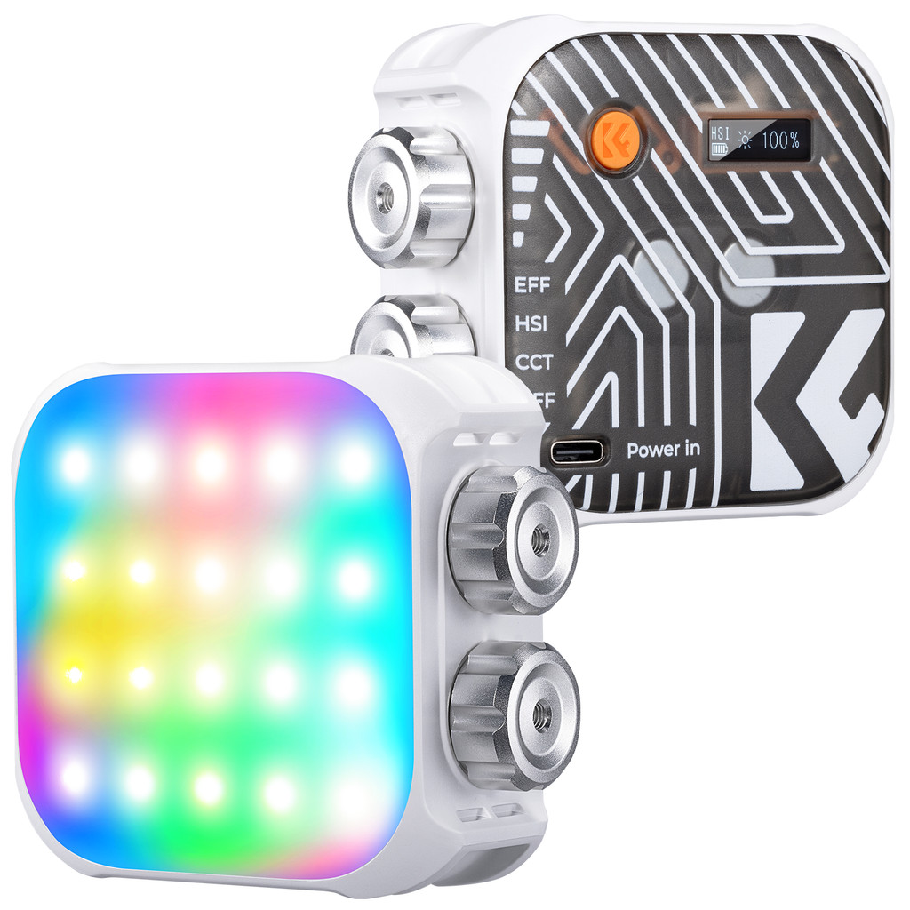 Luz De Vídeo Rgb Iluminador Mini Led Pra Câmera Foto Luz | Shopee Brasil