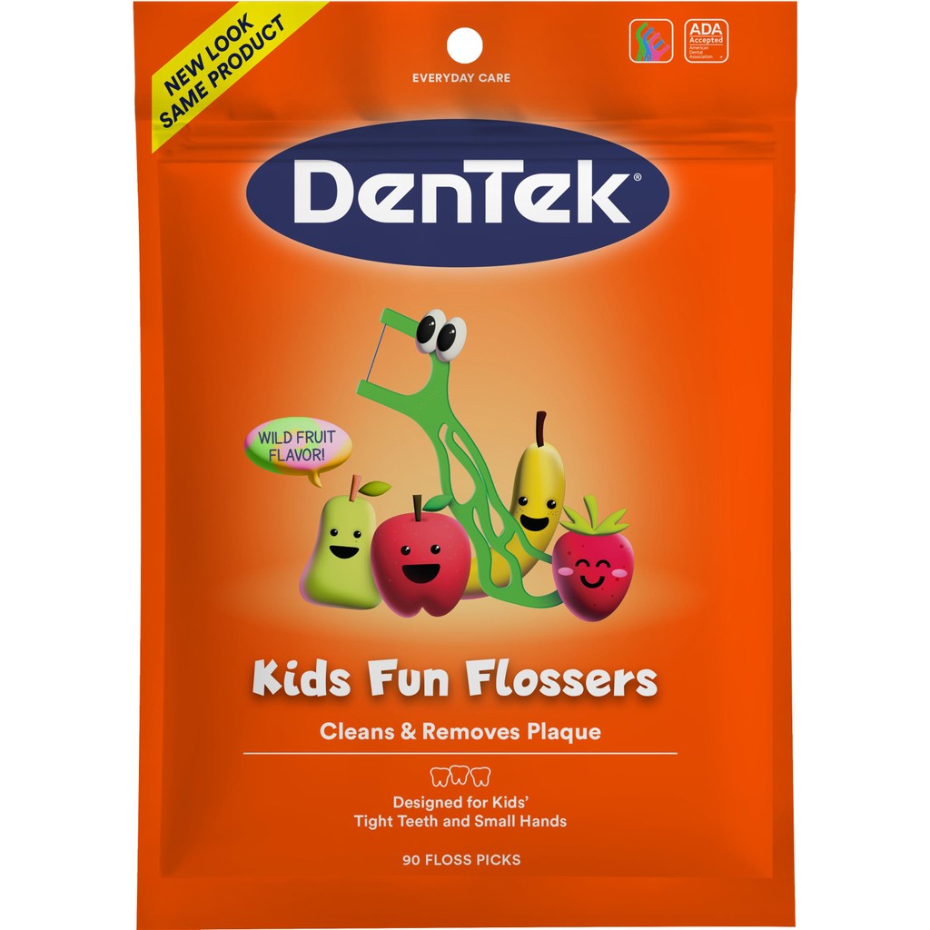 Fio Dental Kids Dentek Fun Flossers 90un | Shopee Brasil