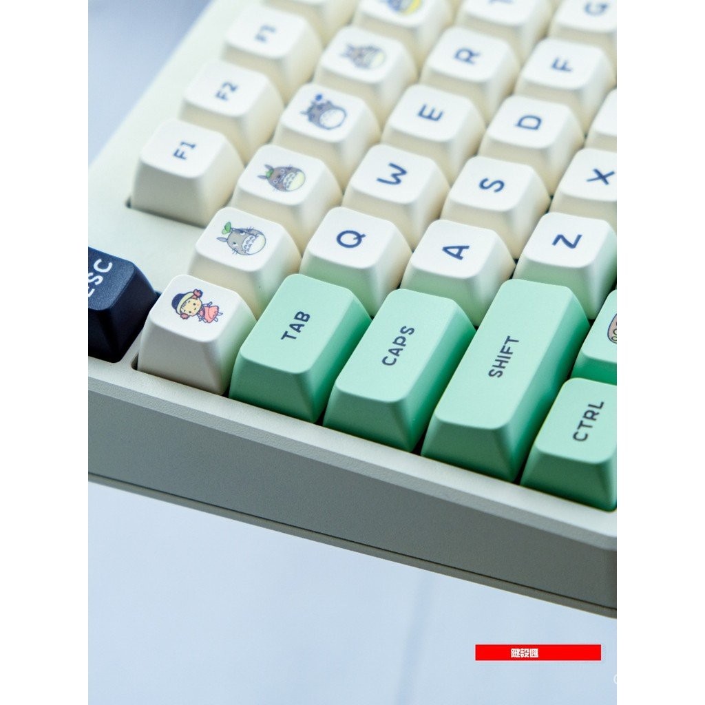 TOTORO Totoro Keycaps Ball Caps MDA Altura PBT Dye-Sublimation Conjunto ...