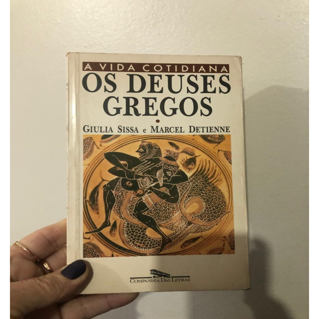 Os Deuses Gregos autor Giulia Sissa e Marcel Detienne | Shopee Brasil