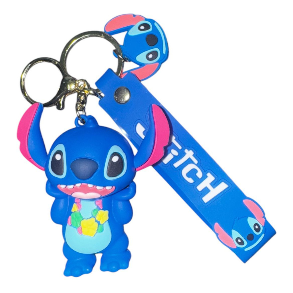 Chaveiro Pingente Emborrachado Lilo & Stitch Disney | Shopee Brasil