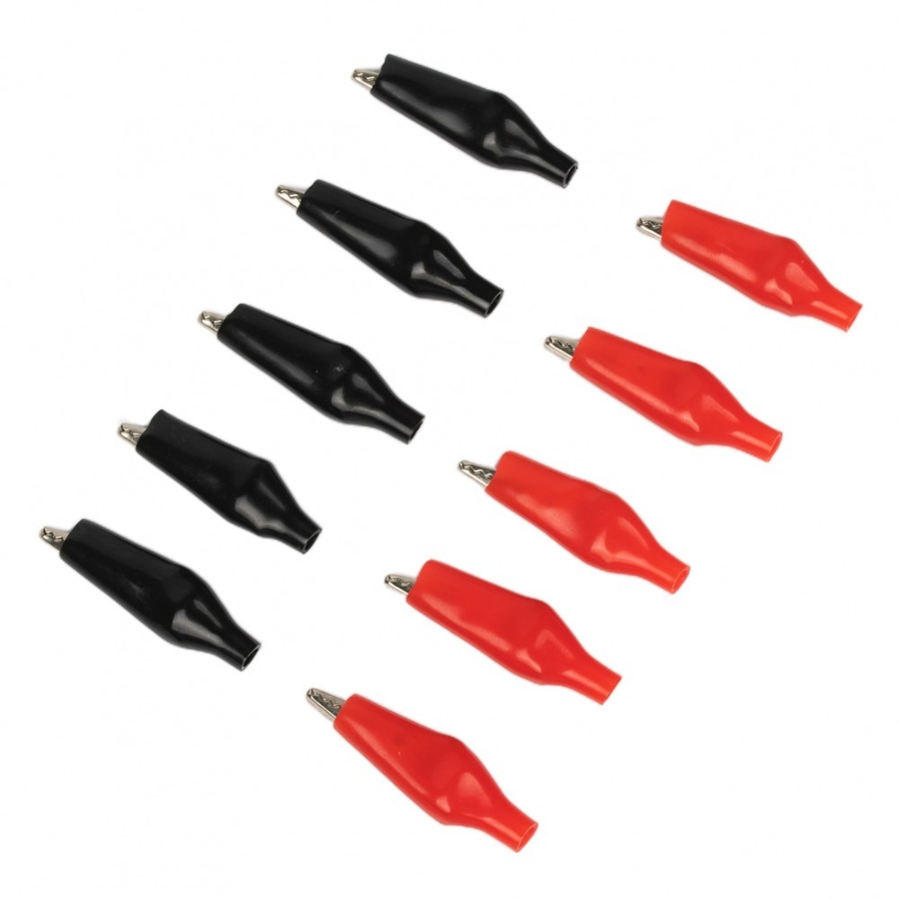 Alligator Clip Insulated Parts Replacement Alligator Clamps Connectors ...
