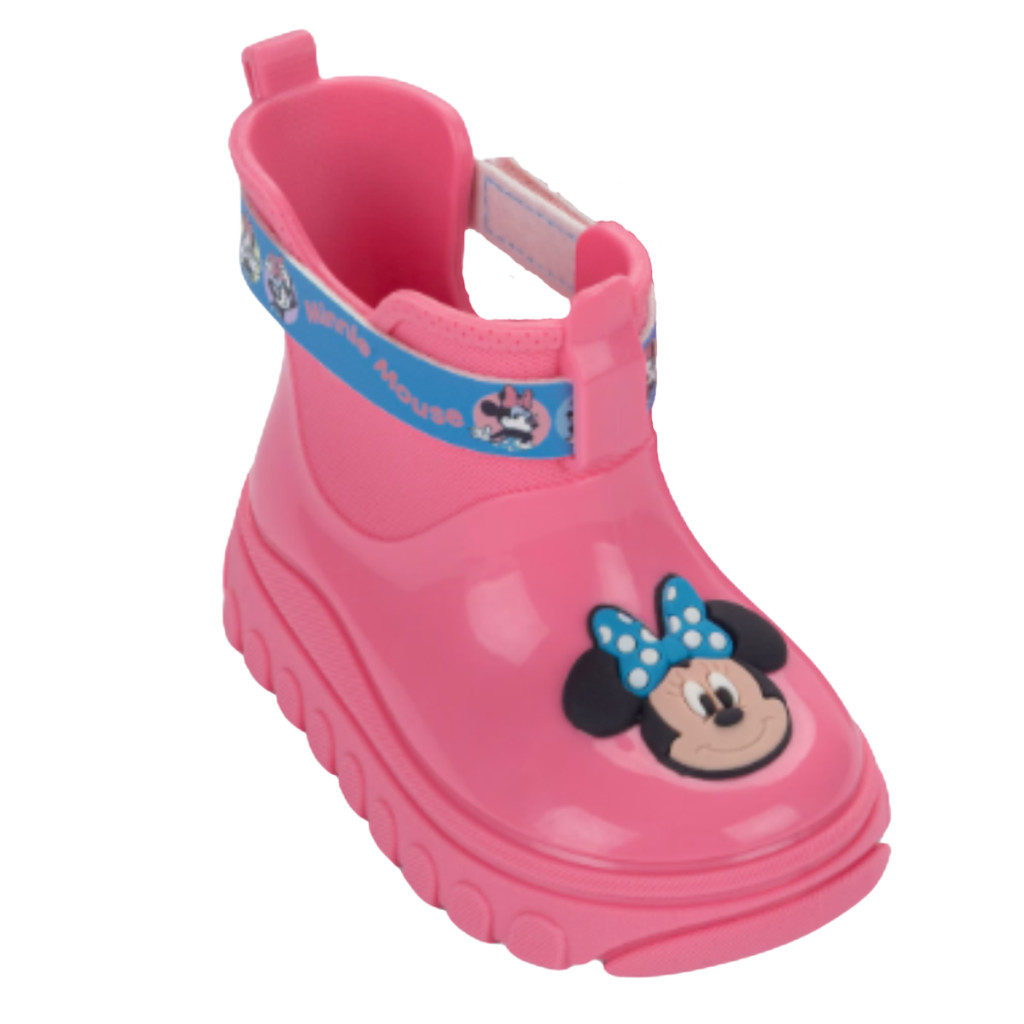 Galocha Grendene Minnie Personagem Calce Fácil Infantil Rosa Azul ...
