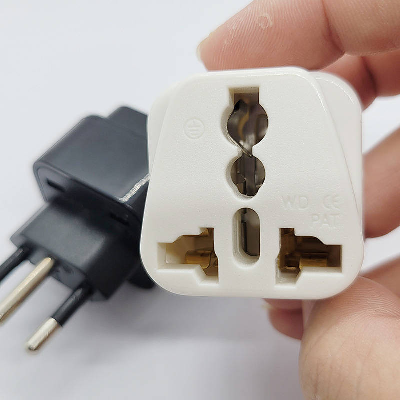 AC Conversion Plug Adapter Plug Brazil Gauge Travel Conversion Socket ...