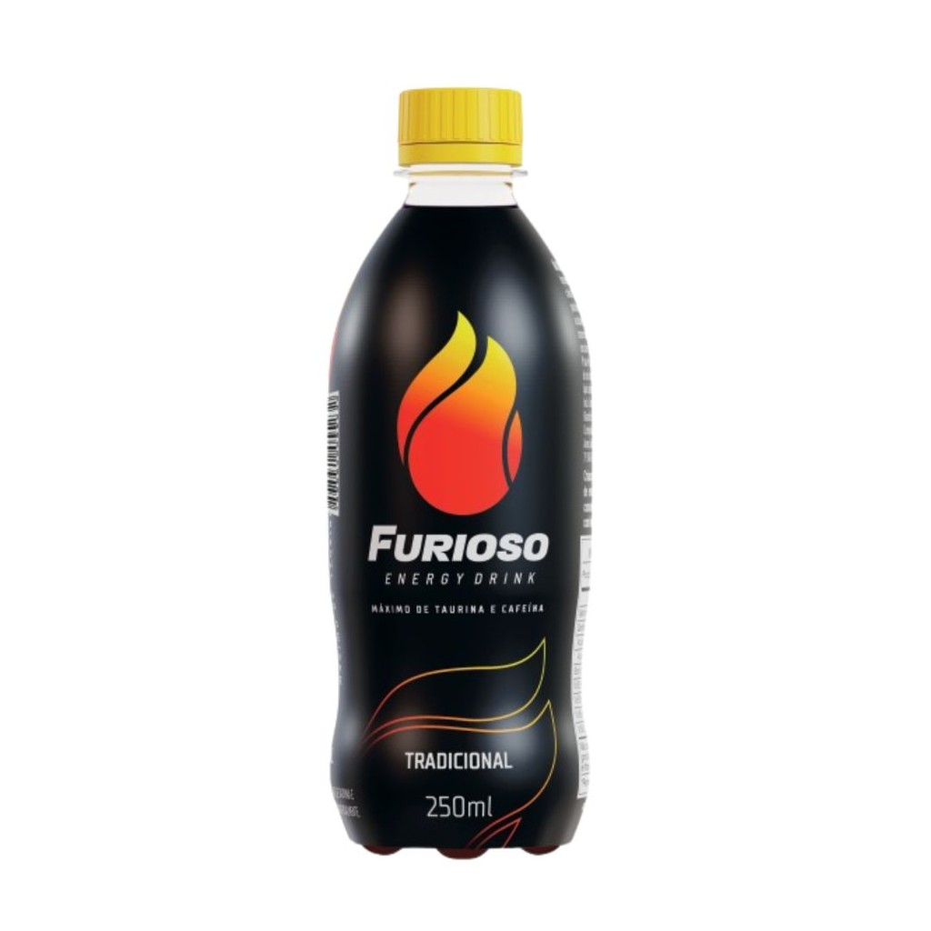 Energético Furioso Original 250ml Pet Garrafa Tradicional Energy Drink ...
