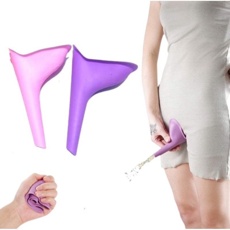 Kit 2 Funil Urina Par Feminino Urinol Mictório Para Mulher Fazer Xixi ...