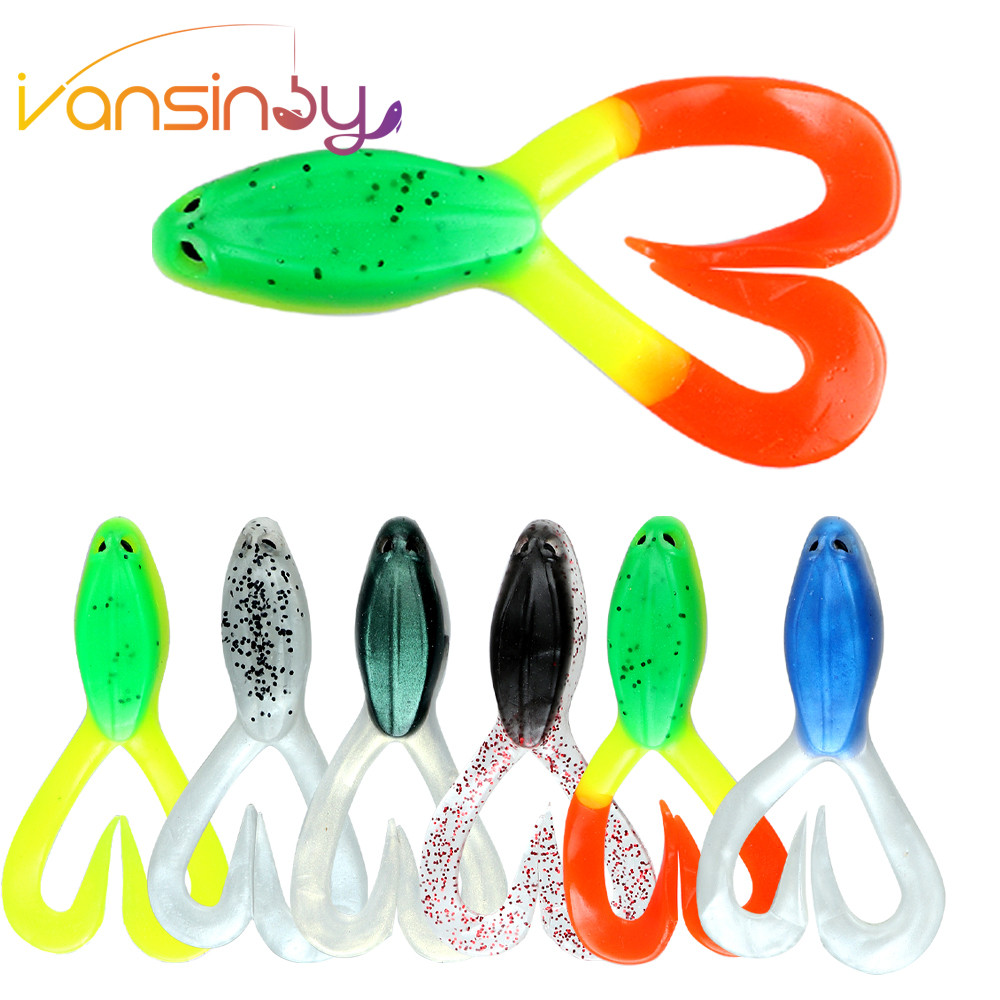 Conjunto De 2 Peças De Pesca Soft Jump Frog Lure 11cm/16g Topwater Isca ...