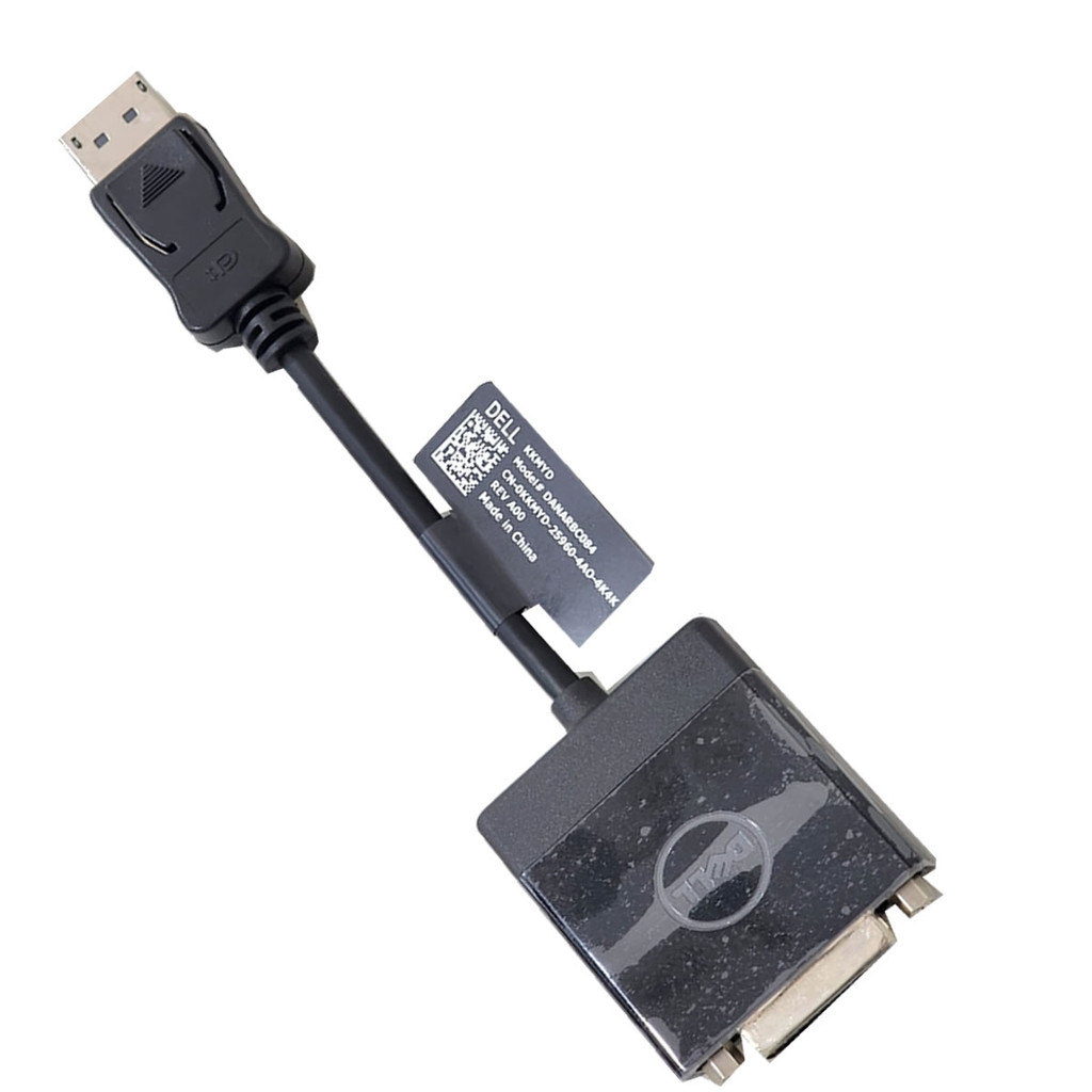 Adaptador Displayport P/ Dvi - Original Dell Dp/n 0kkmyd | Shopee Brasil