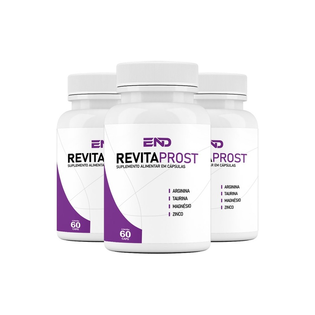 3 Potes Revita Prost Original 60 Cápsulas | Shopee Brasil